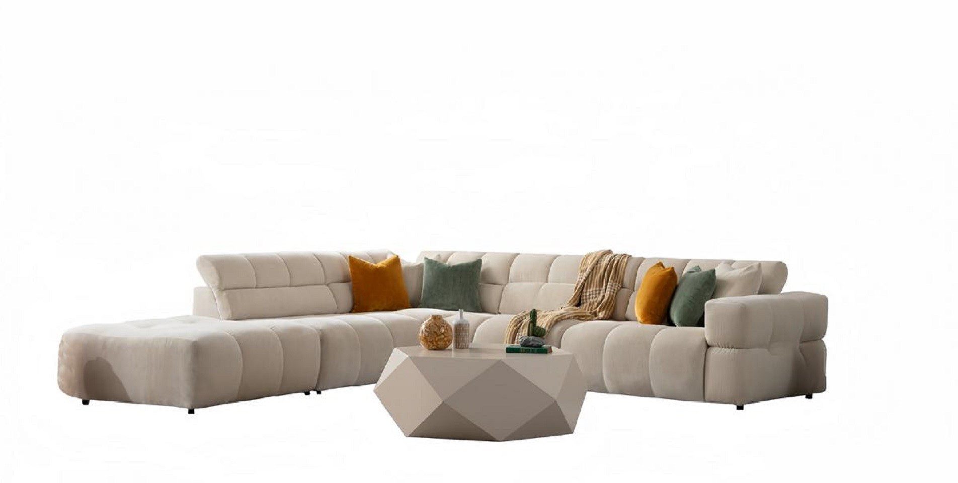 JVmoebel Ecksofa Lounge Ecksofa Eckcouch Design Sofa Garnitur ...
