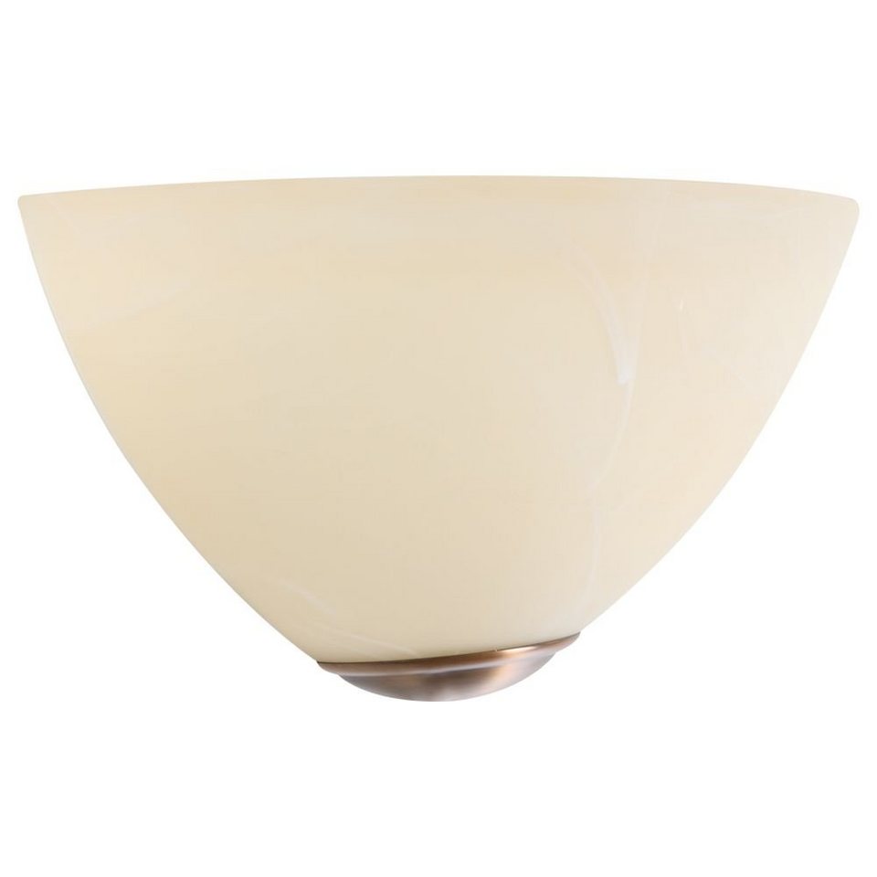 Click Licht Wandleuchte Wandleuchte Capri In Bronze Und Creme E27