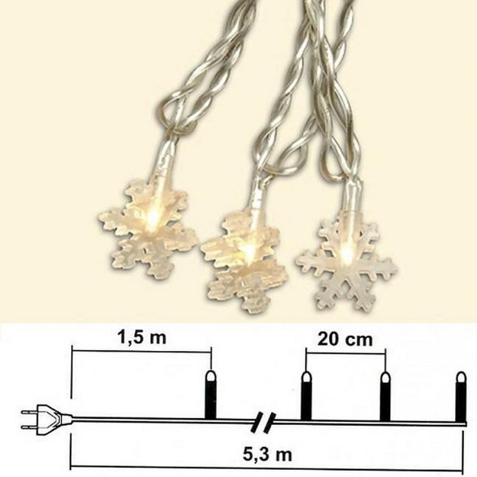 Star Trading Led Lichterkette 460 10 Deko Lichterkette Kristalle Klar 5