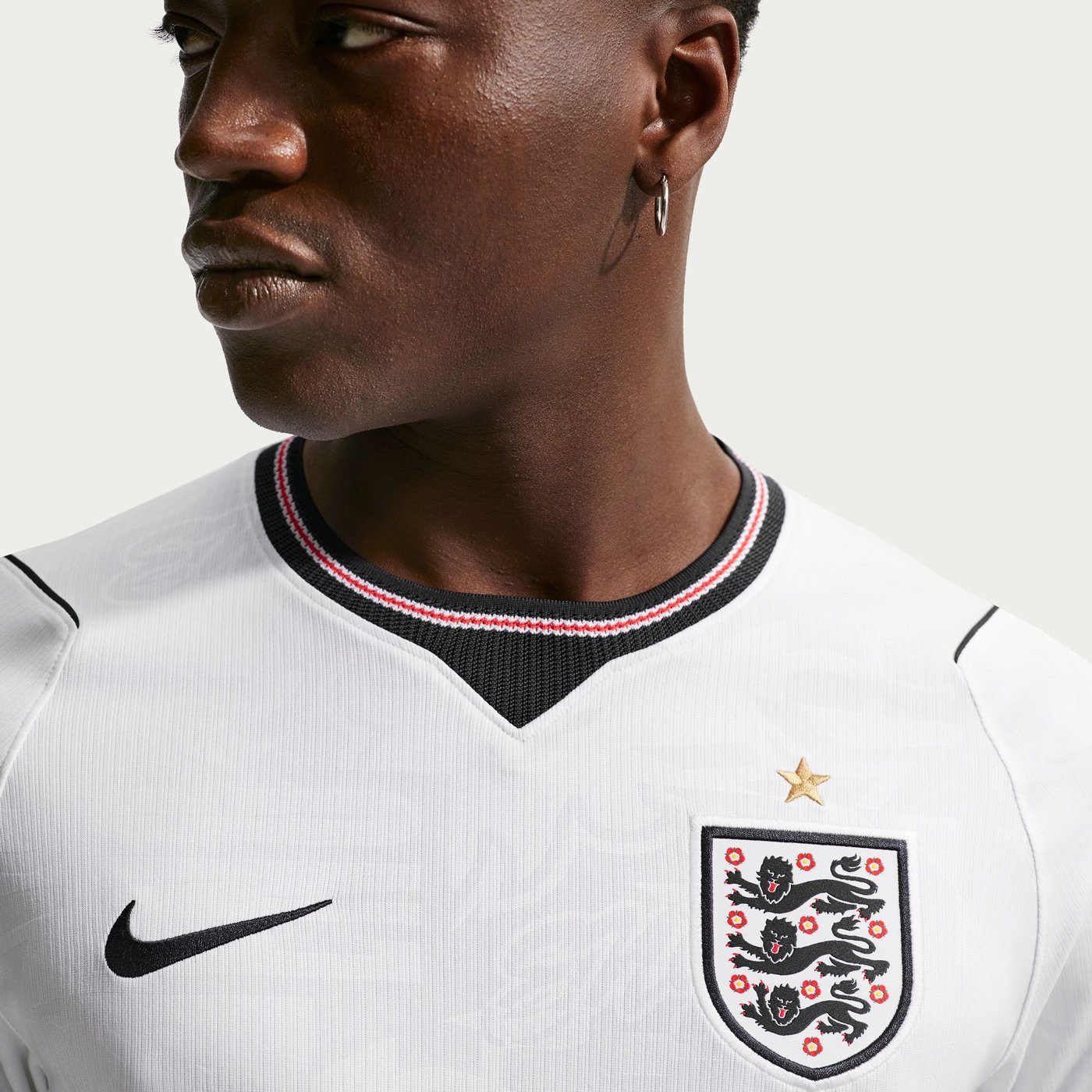 Nike Fußballtrikot ENT M NK DF JSY SS STAD HM WHITE/SPEED RED/OBSIDIAN ...