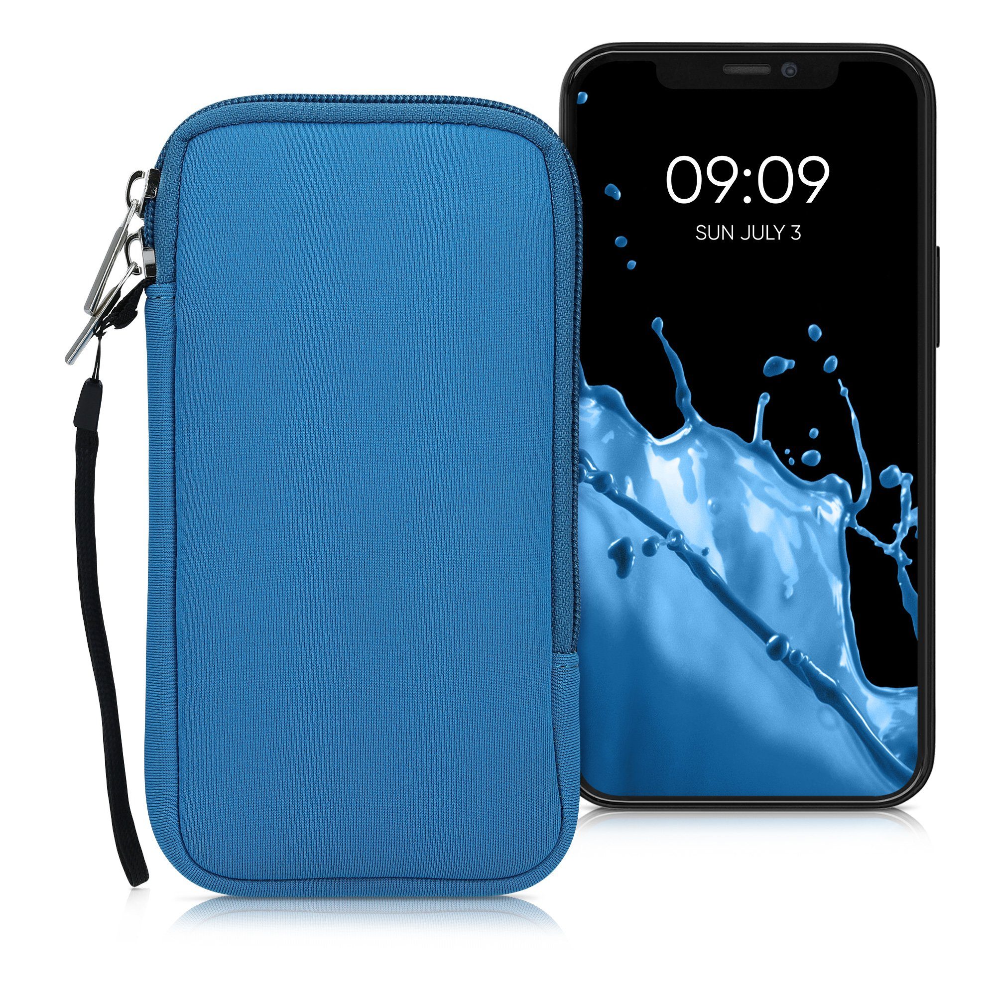 kwmobile Sleeve Handytasche für Smartphones XL - 6,7/6,8", Neopren Handy Hülle - Handy Tasche ...