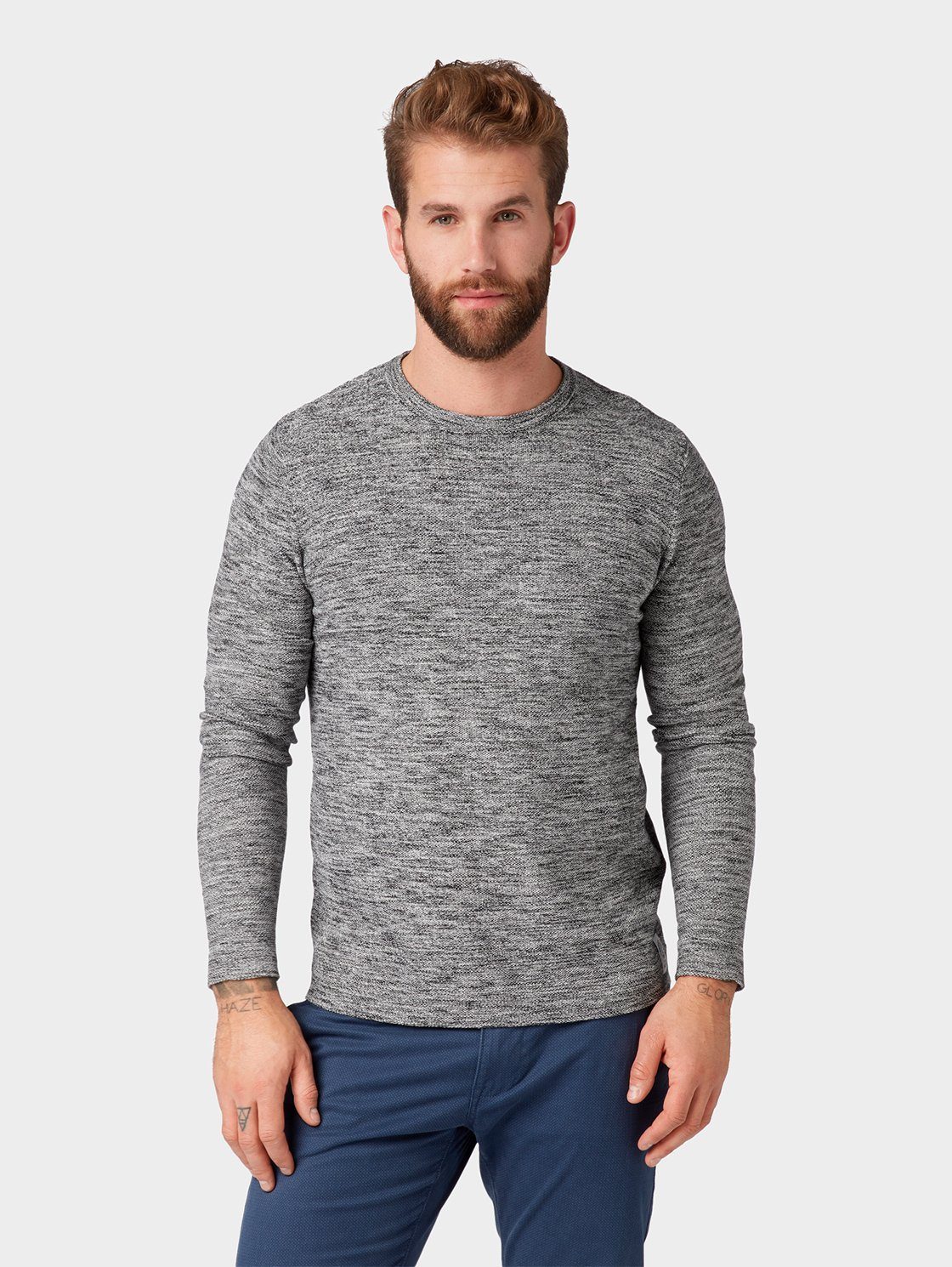 Tom Tailor Strickpullover Strukturierter Pullover Online Kaufen Otto