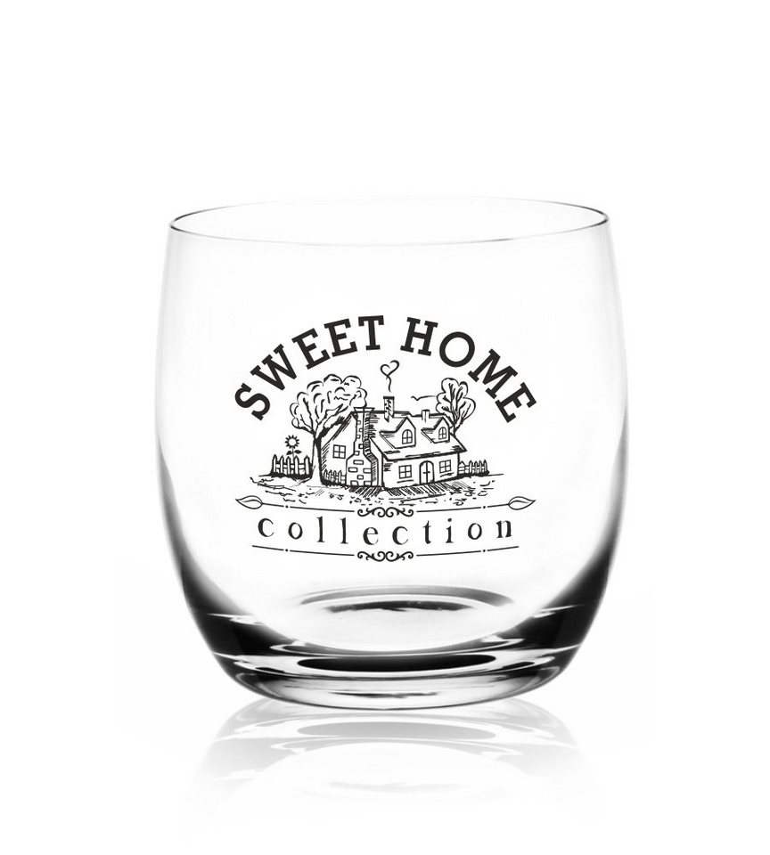 PLATINUX Glas Trinkgläser Sweet Home, Glas, 260ml Set 6 Teilig ... PLATINUX Glas Trinkgläser Sweet Home, Glas, 260ml Set 6 Teilig ...
