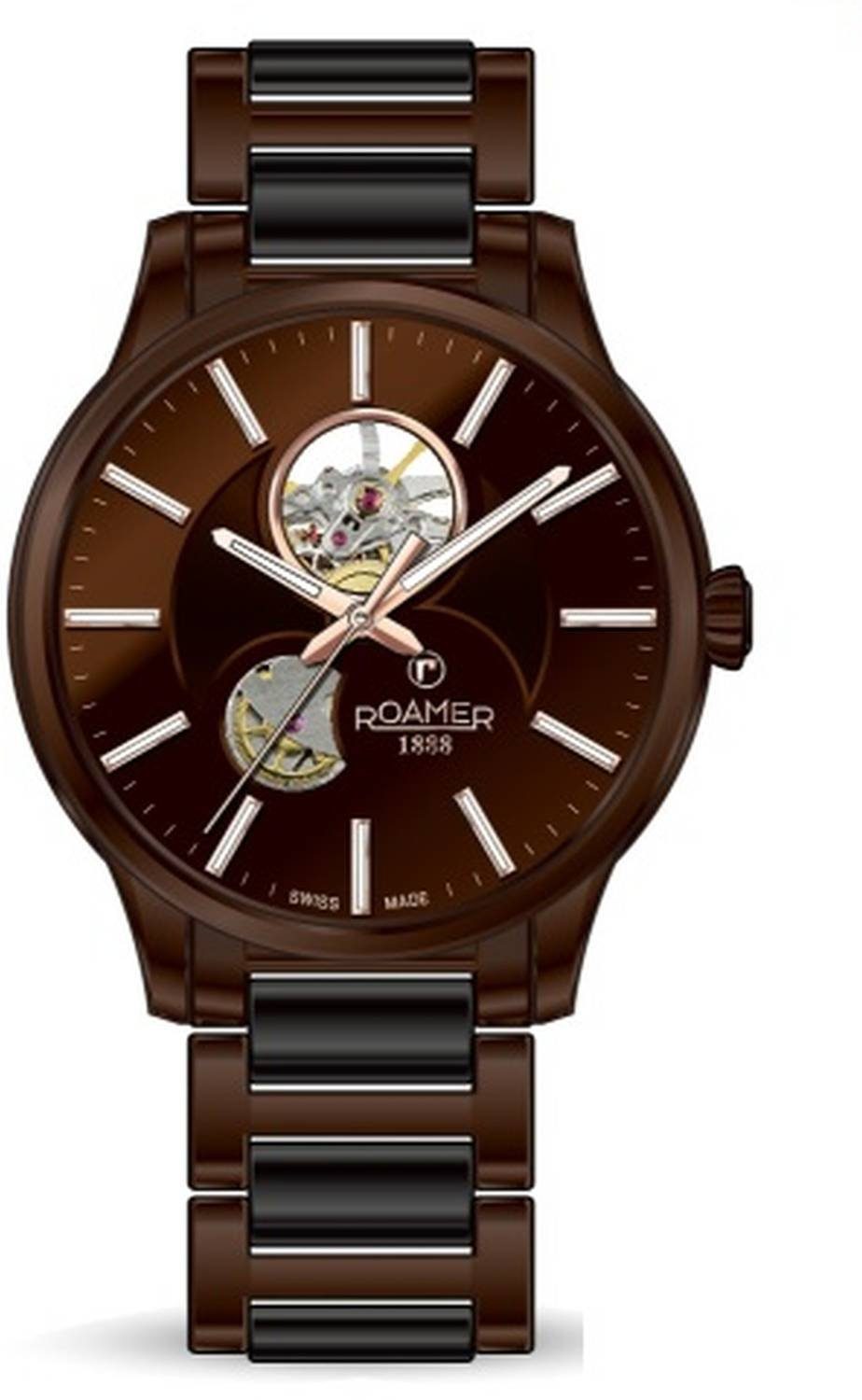 Roamer Schweizer Uhr C-Line Automatic, Das Gehäuse ist aus Edelstahl ...