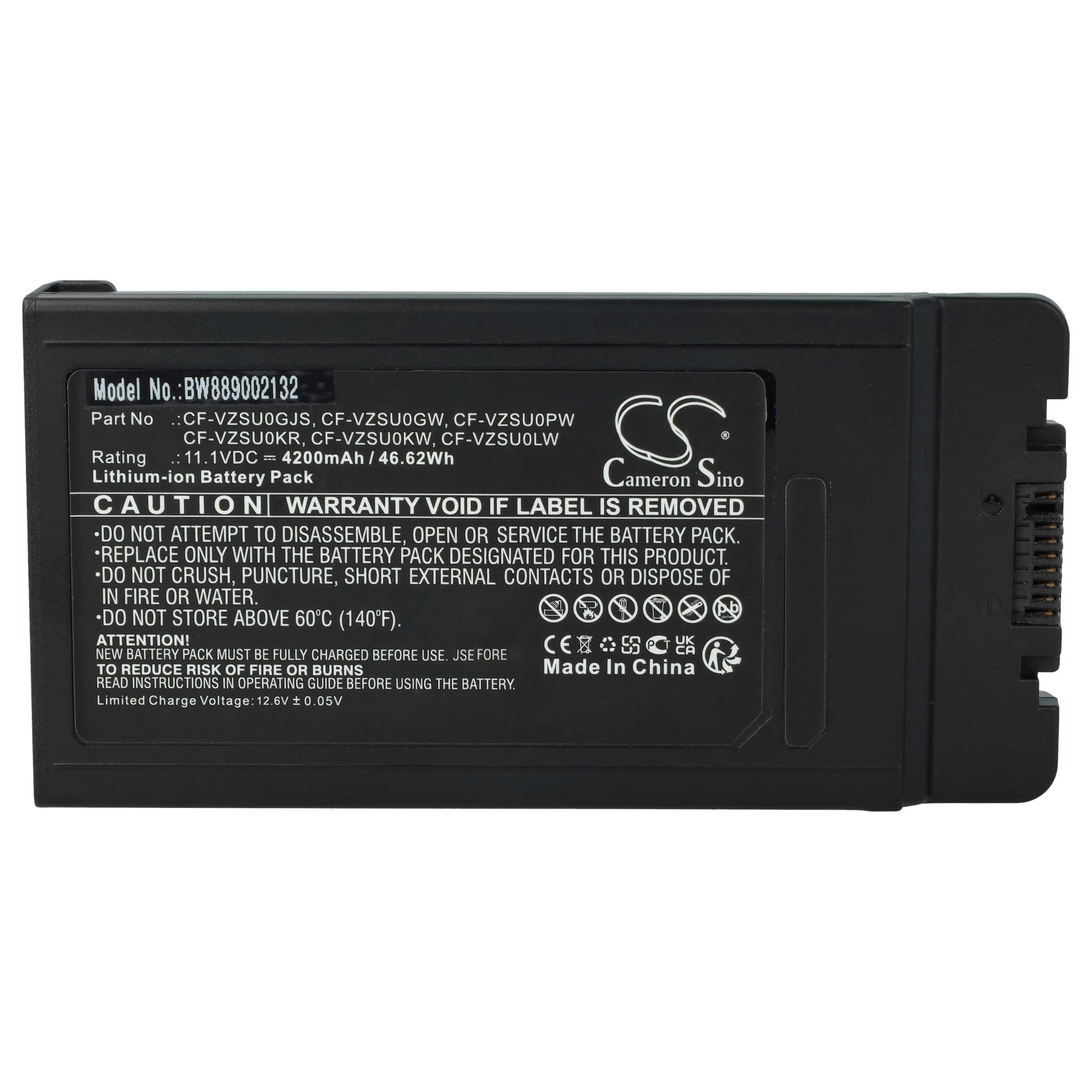 vhbw Ersatz für Panasonic CF-VZSUOPW für Laptop-Akku Li-Ion 4200 mAh ...