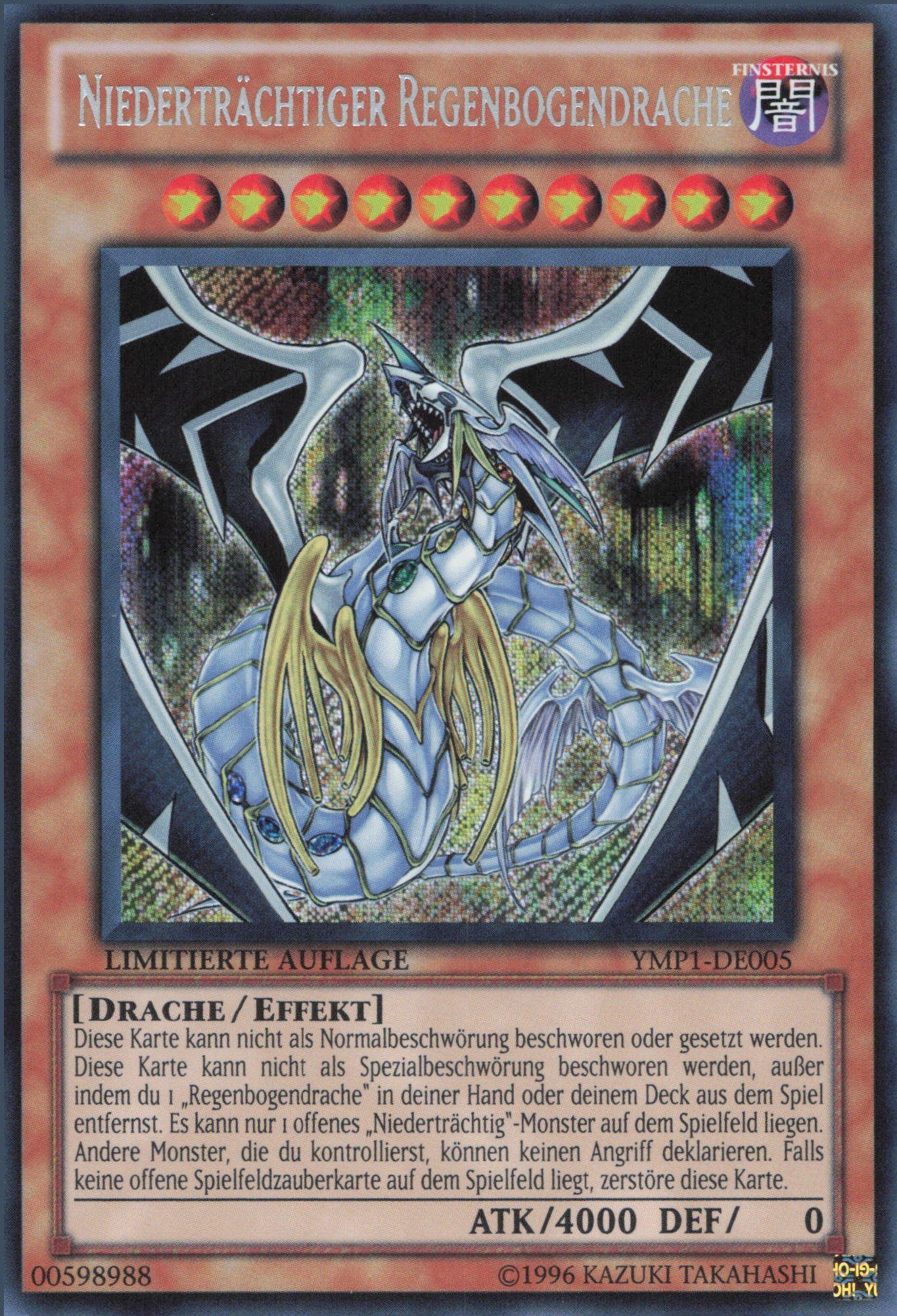 Recollectibles Sammelkarte Yugioh Karte Niederträchtiger