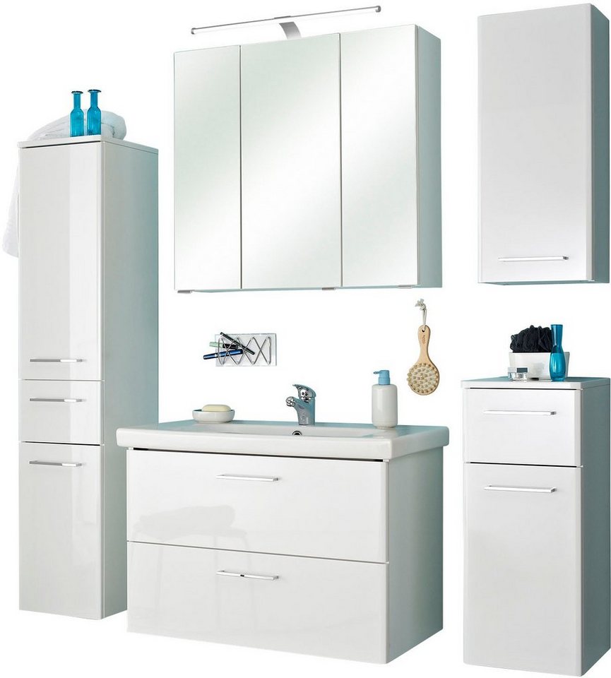 Saphir Badmöbel Set Quickset 316 5 Teilig Inkl Keramik Waschtisch Und
