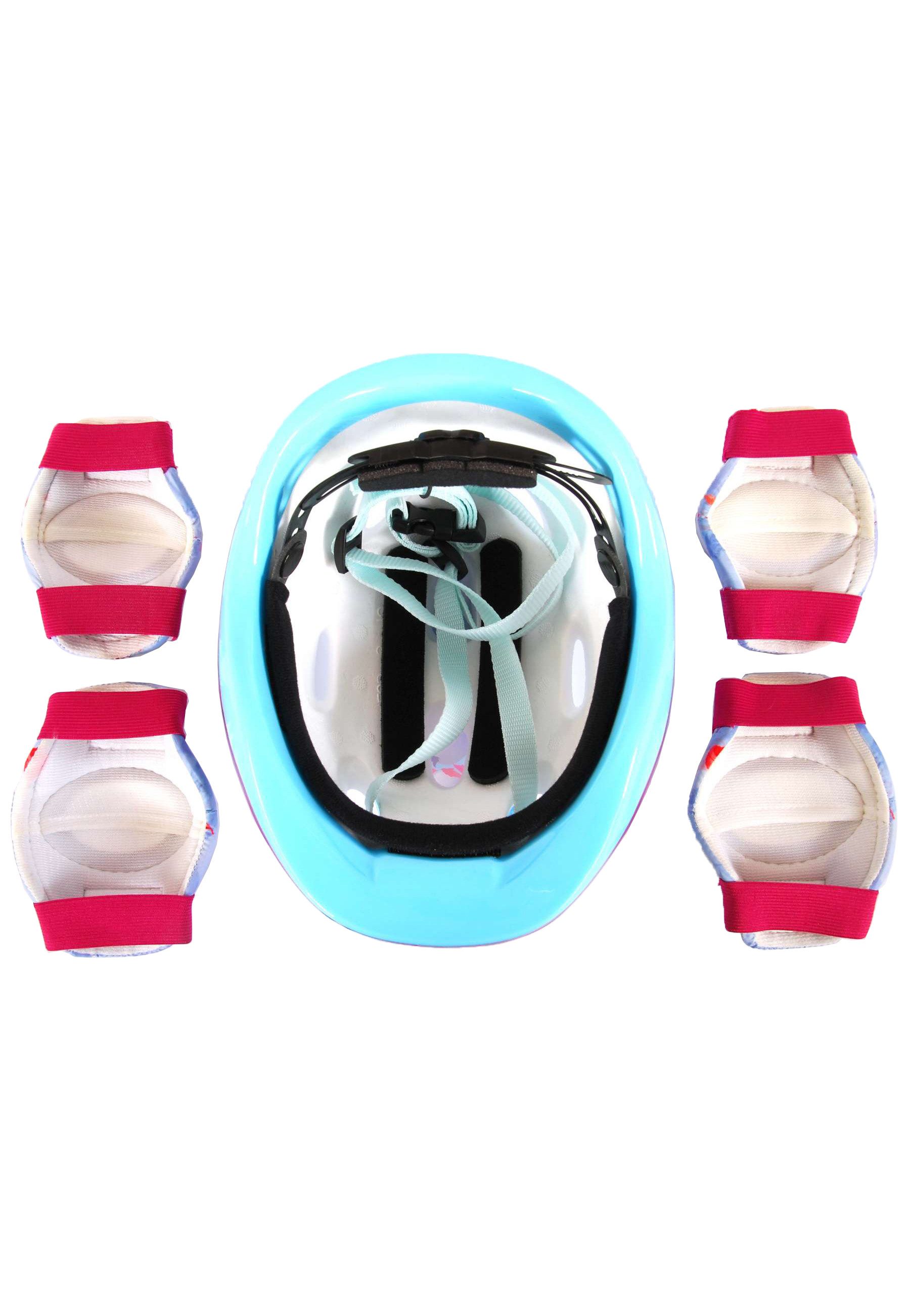 Disney Frozen Kinderfahrradhelm Deluxe Helm, Ellenbogen- und ...