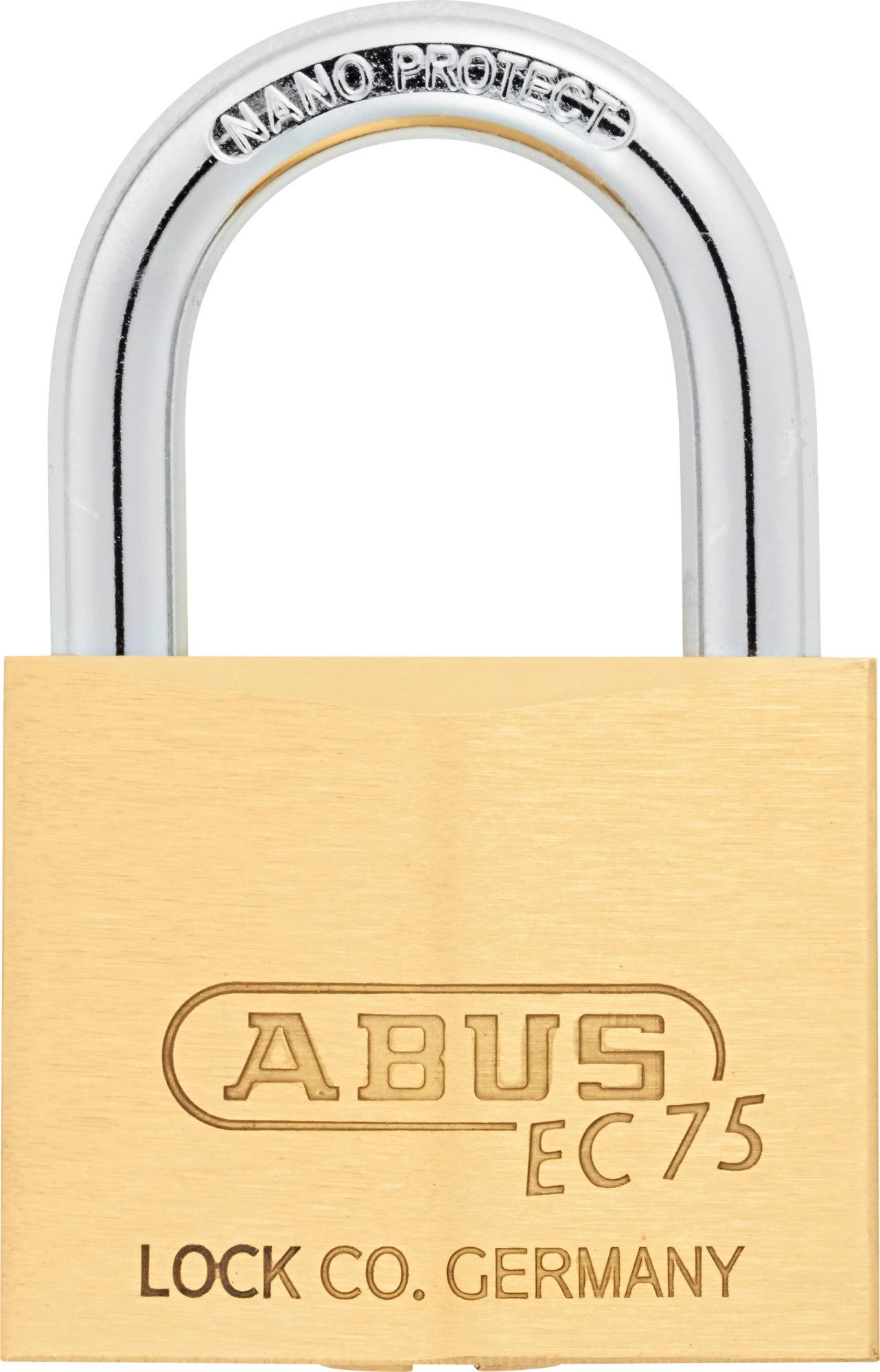 ABUS Vorhängeschloss ABUS Vorhangschloss Messing 75/50 - Schließung -7562 - 50 mm breit