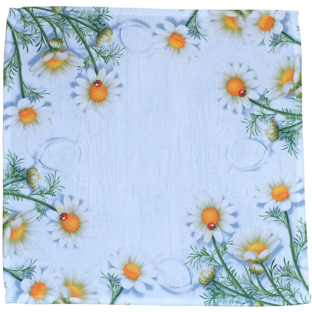 Matches21 Home And Hobby Tischdecke Mitteldecke Druck Weiße