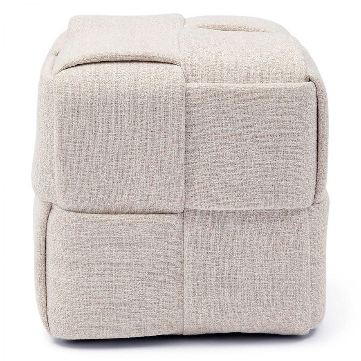 Rivièra Maison Hocker Hocker Pouf Qbic Stool Ant White