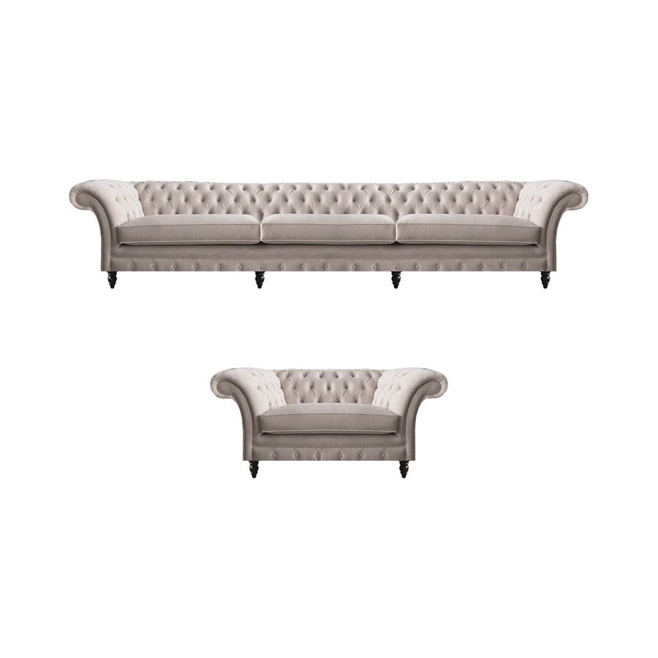 Jvmoebel Chesterfield Sofa Polstermöbel Sofa Dreisitze Einrichtung