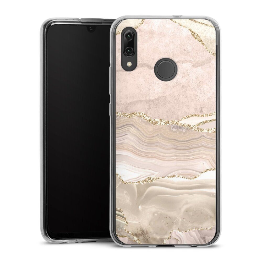 Deindesign Handyhülle Glitzer Look Marmor Utart Rose Marble Dream
