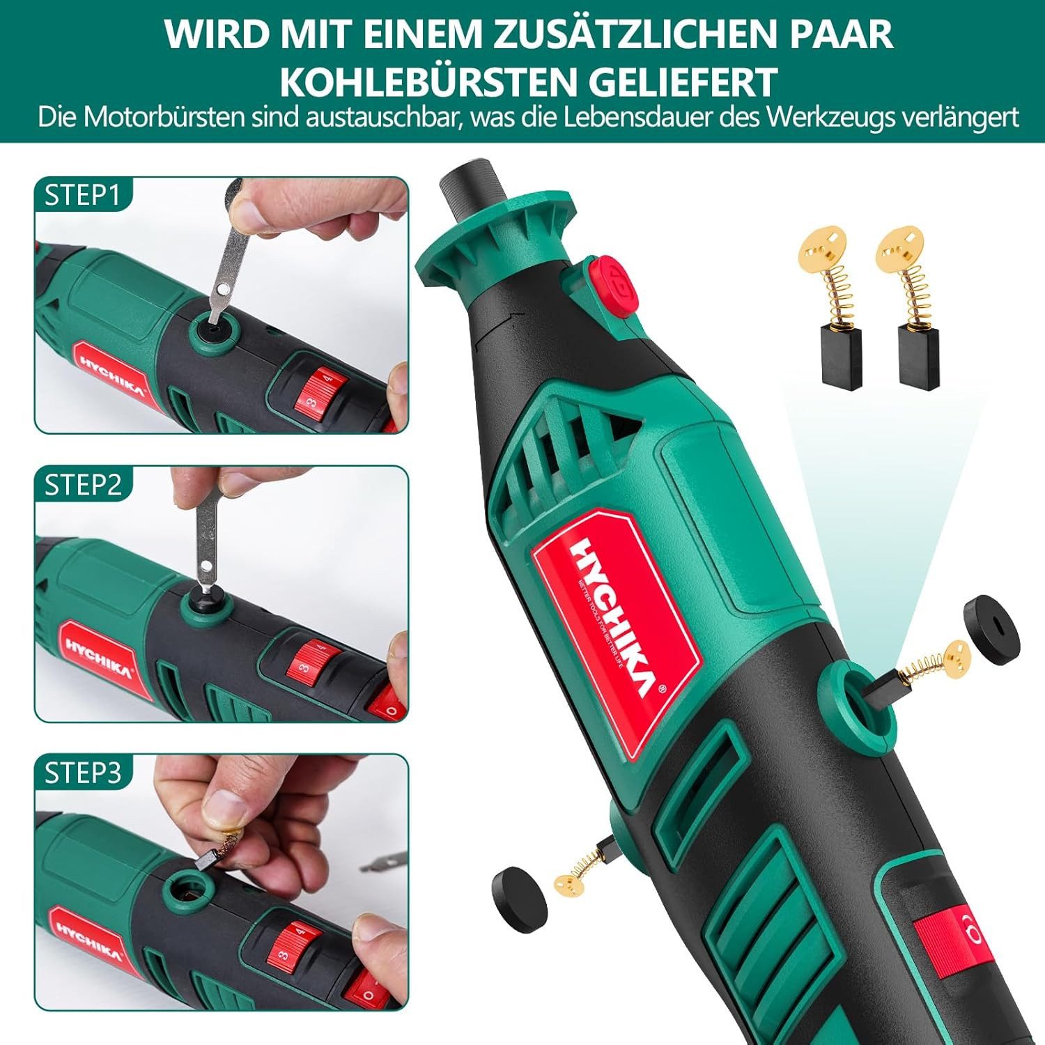 HYCHIKA Kantenschleifer HYCHIKA 170W Rotary Tool