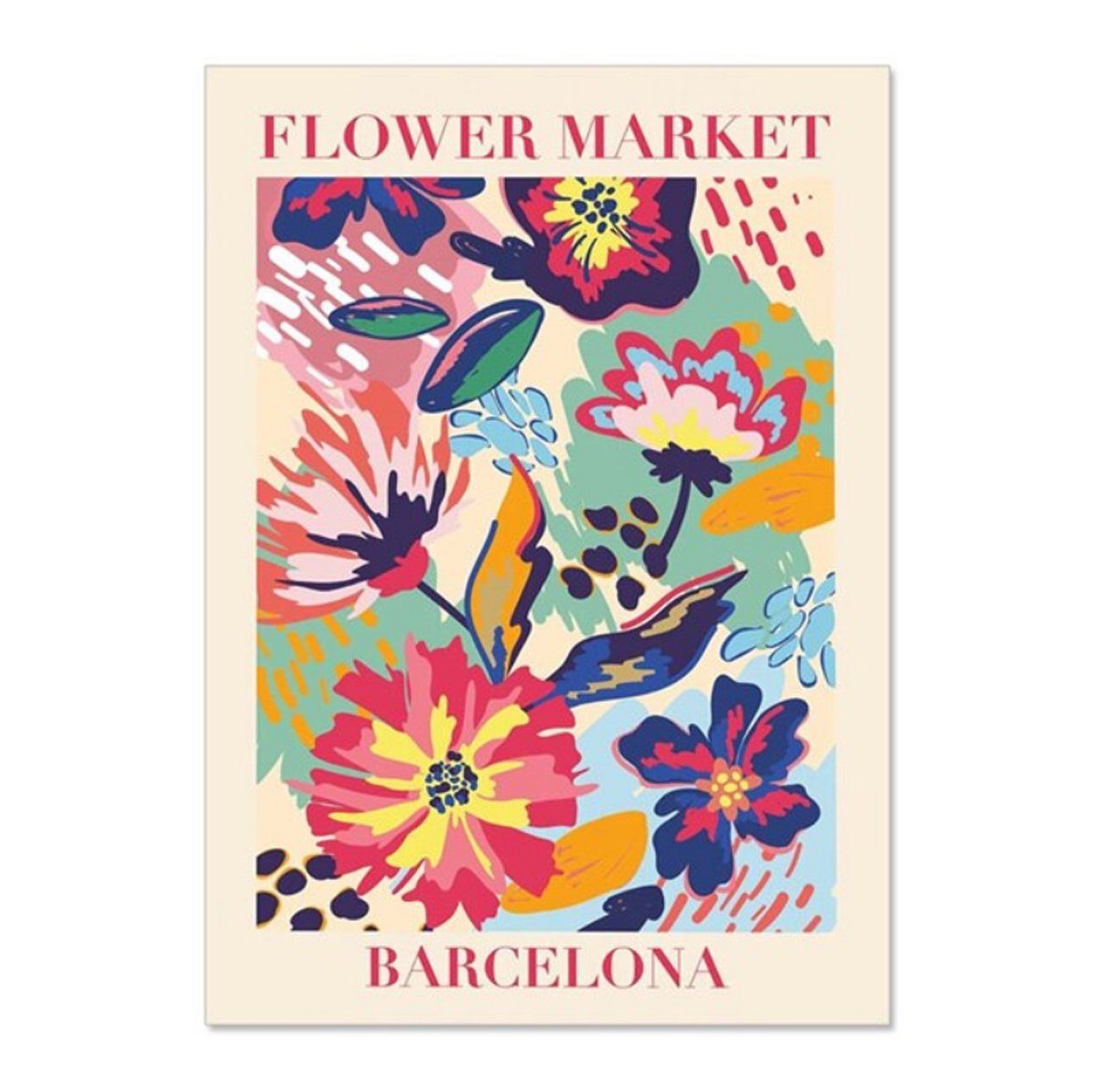 Tpfliving Kunstdruck Ohne Rahmen Poster Leinwand Wandbild Blumen