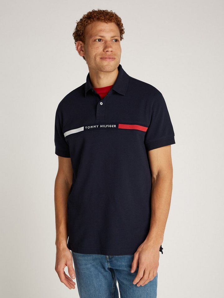 Tommy Hilfiger Poloshirt Hilfiger Chest Insert Reg Polo Polohemd