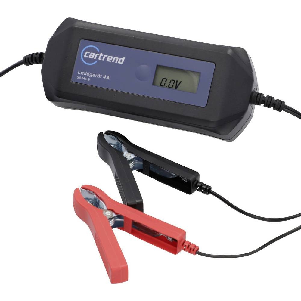 Cartrend Autobatterie-Ladegerät, Effizient durch Microprozessor-Technologie