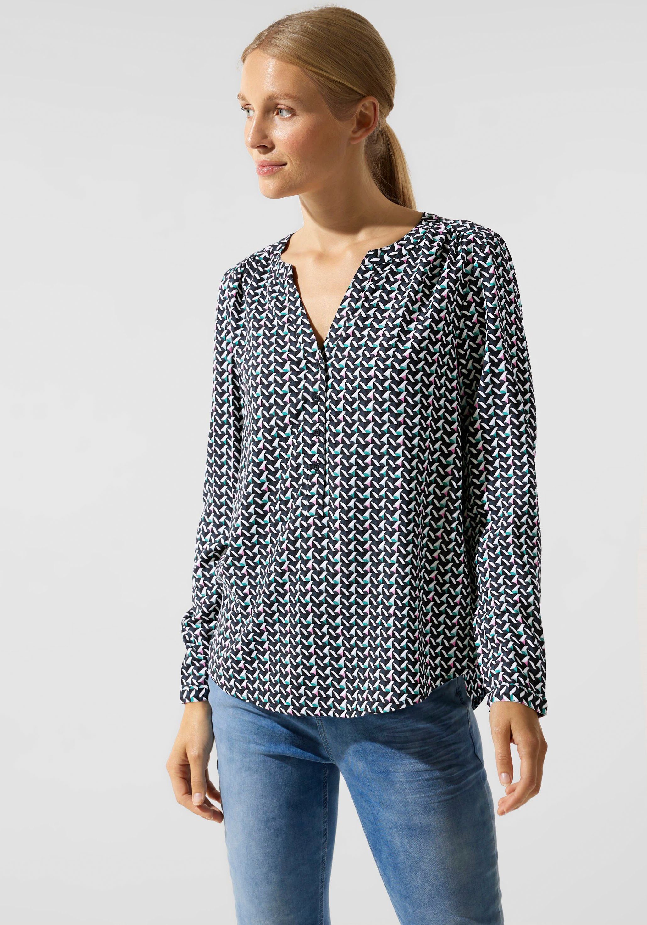 Street One Schlupfbluse Mit Grafischem Muster Bluse Mit Grafischem Muster