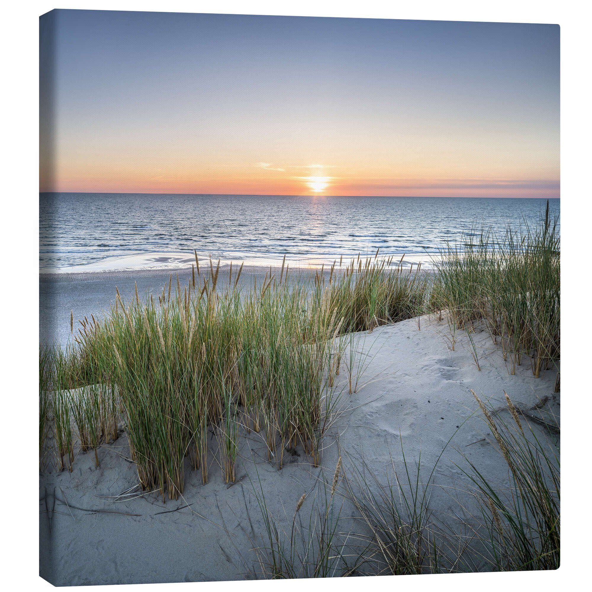 Posterlounge Leinwandbild Jan Christopher Becke Dünenlandschaft Bei