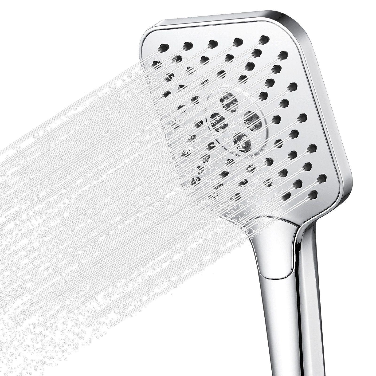 Auralum Max Handbrause mit 3 Strahlarten Universal Hochdruck Duschkopf Duschbrause ...