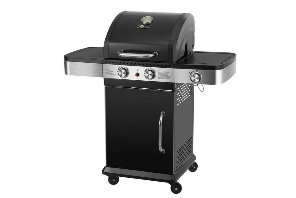 El Fuego Gasgrill El Fuego Brockton 2 1 Gasgrill Schwarz Silber Ay0574