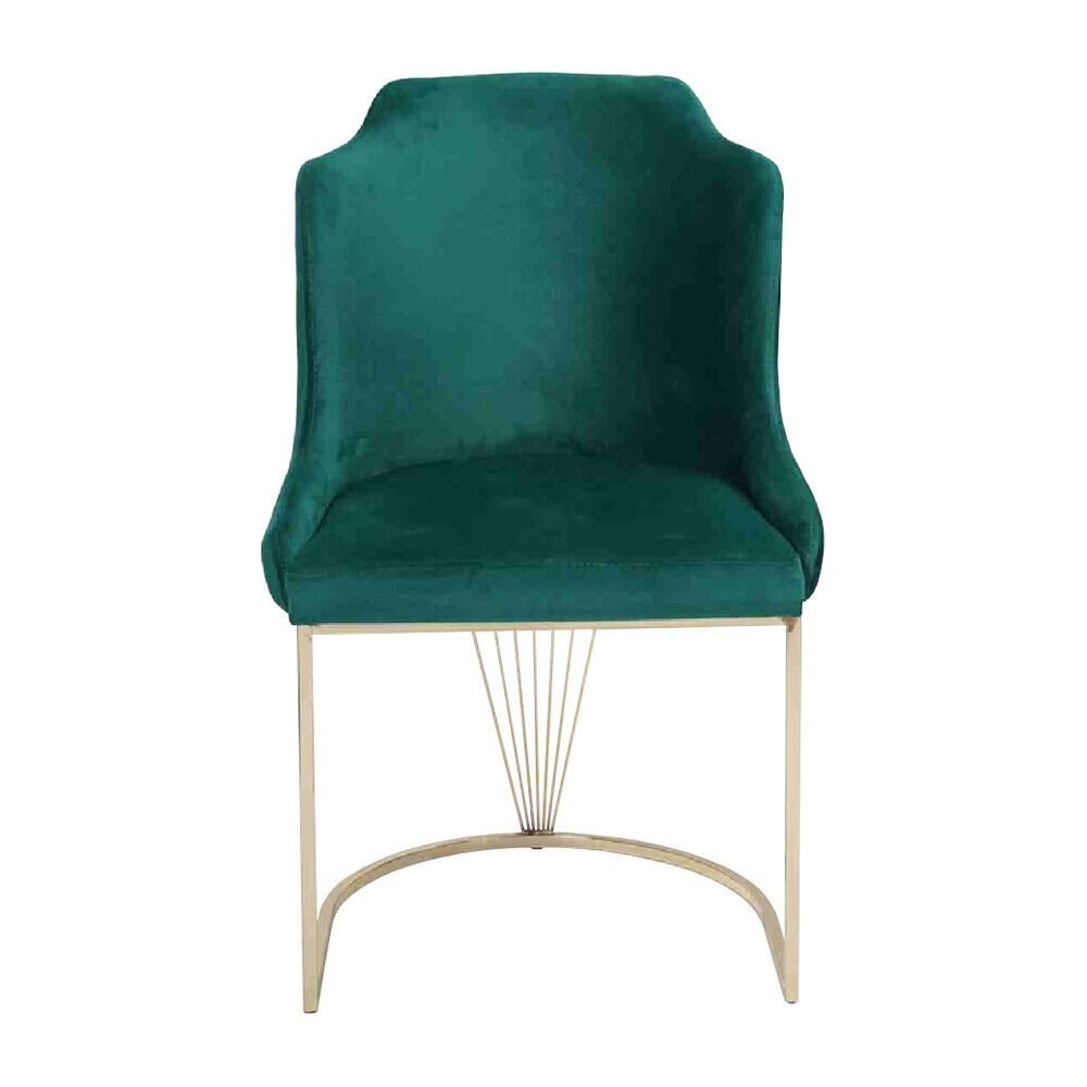 Jvmoebel Stuhl Designer Grüner Esszimmerstuhl Luxus Einsitzer Moderne
