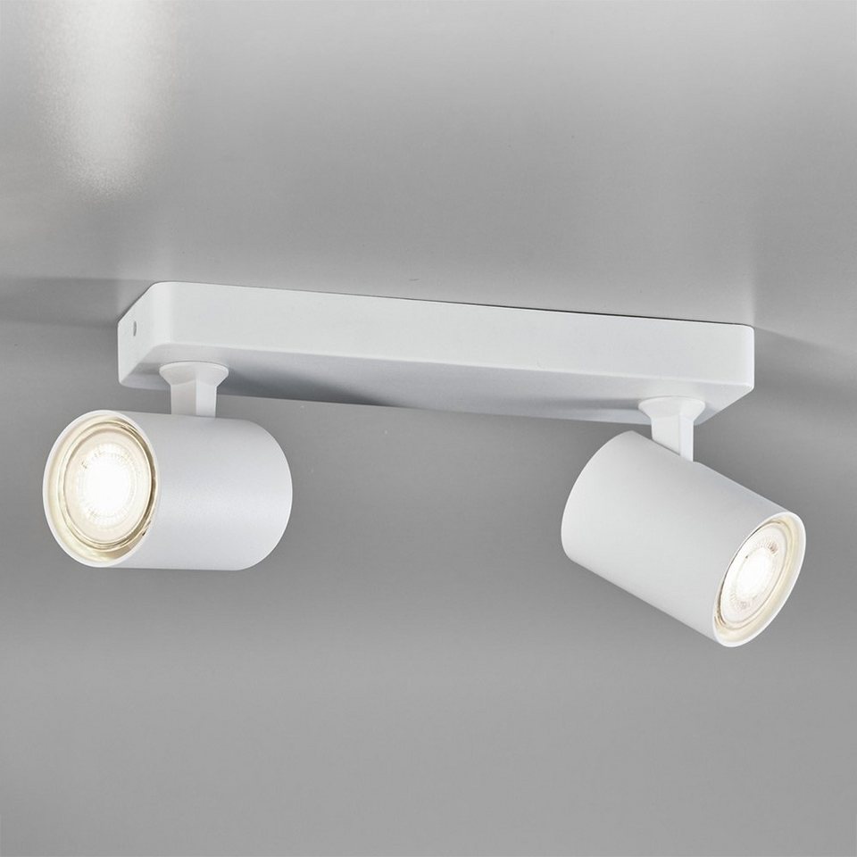 Licht Trend Led Deckenstrahler 2er Balkenleuchte Cup Gu10 Weiß