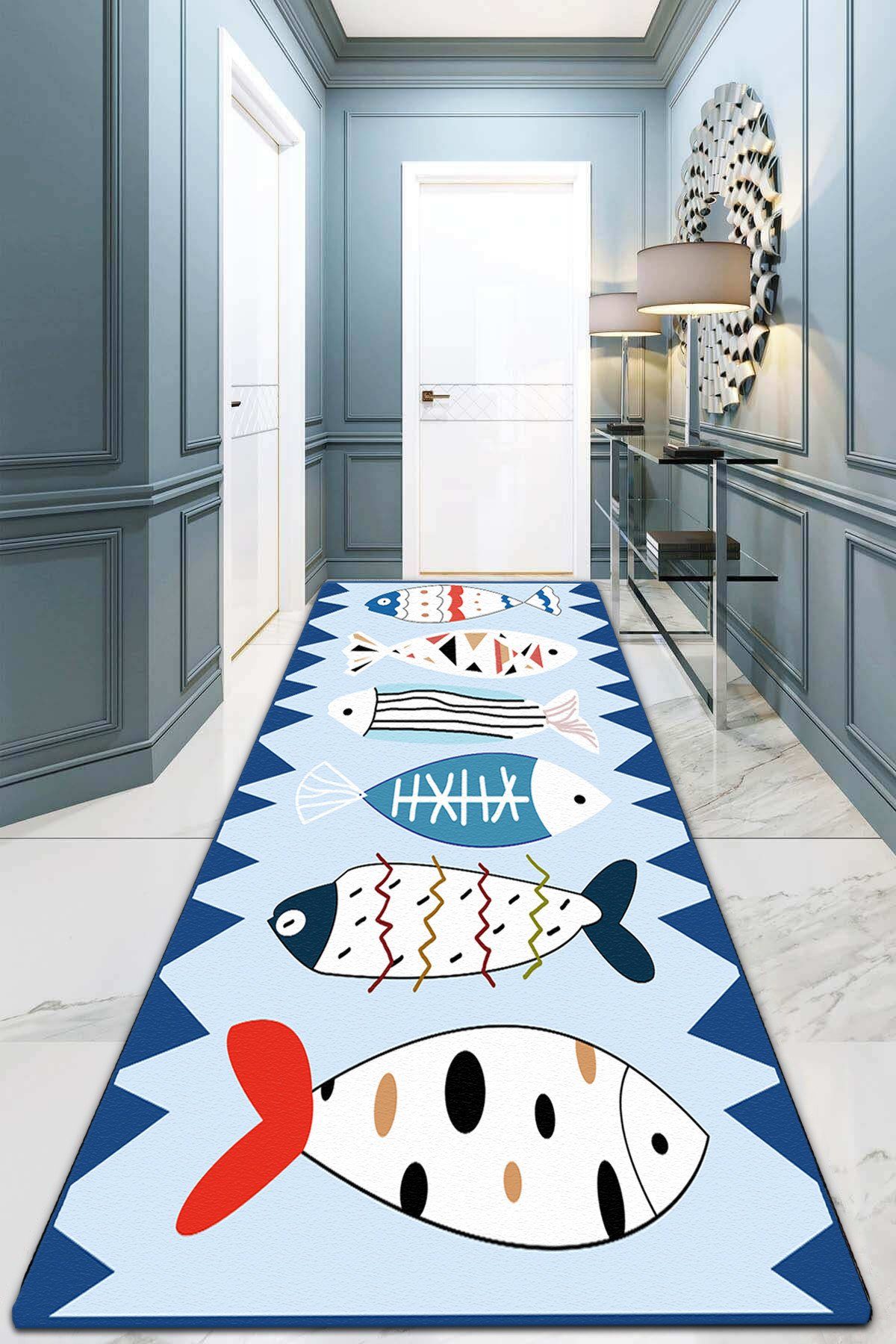 Teppich Le Poisson Djt Chl Bunt 80 X 120 Cm 100 Polyester