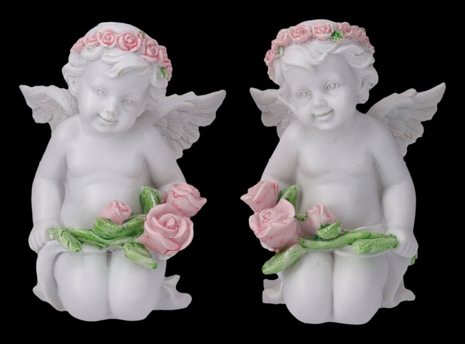 Figuren Shop Gmbh Fantasy Figur Engel Figuren 2er Set Putten Mit
