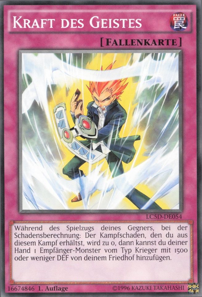 Recollectibles Sammelkarte Yugioh Karte Kraft Des Geistes Deutsch Yu