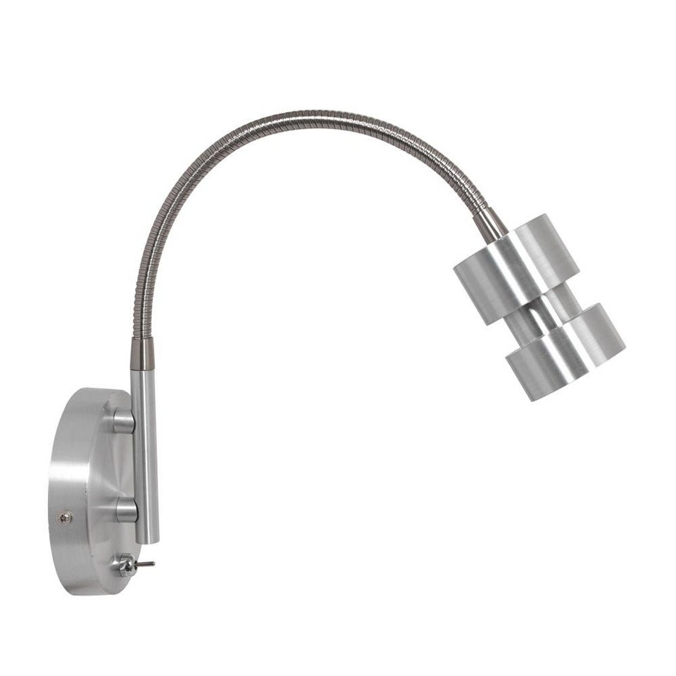 Click Licht Led Wandleuchte Led Wandleuchte Natasja Led In Silber 7w