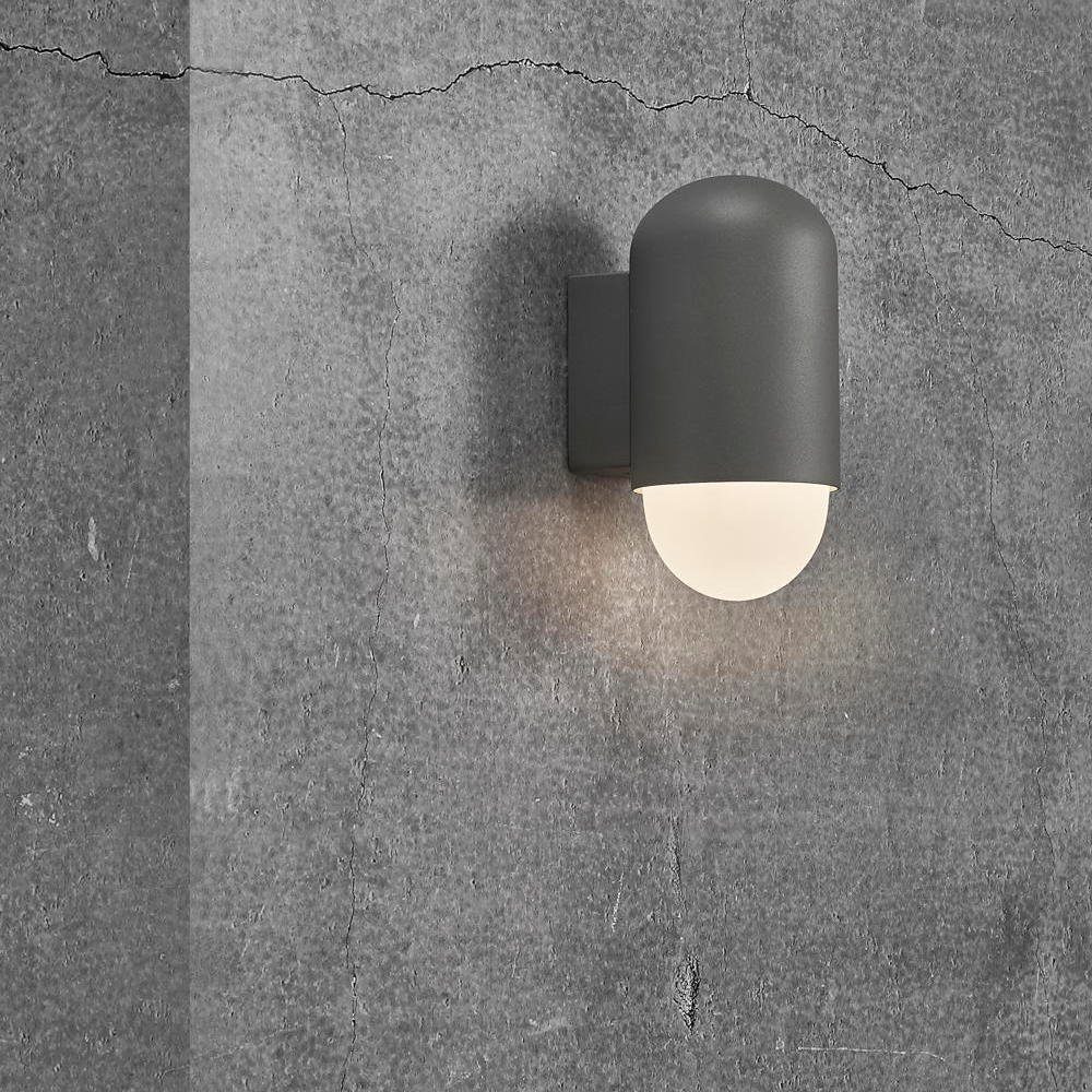 Click Licht Deckenleuchte Wandleuchte Heka In Anthrazit E27 Ip44 Farbe