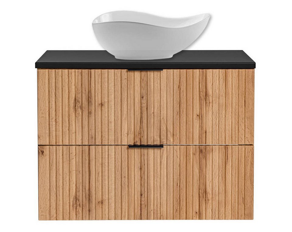 Einfachgutemoebel Waschtisch Set Badezimmer Waschplatz Portree 80cm