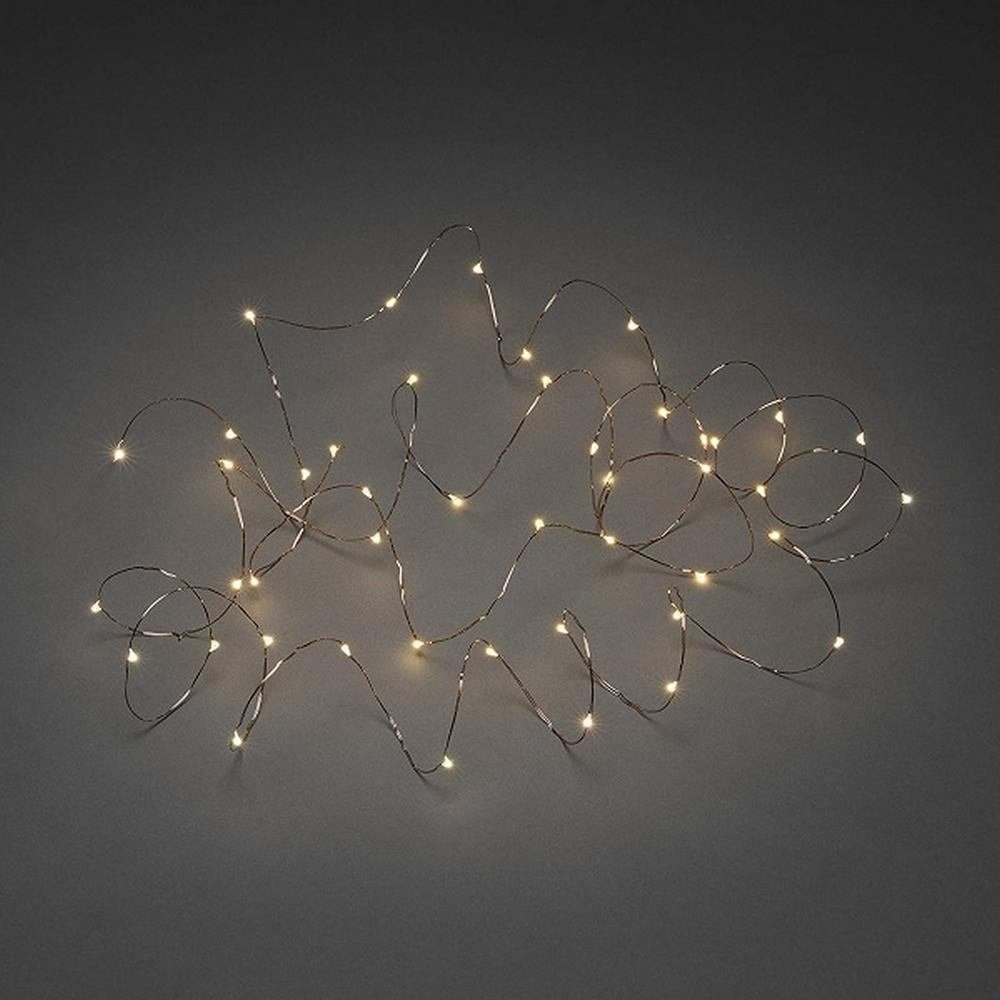 Konstsmide Led Lichterkette 6386 860 Led Tropfenlichterkette 50er Bernstein