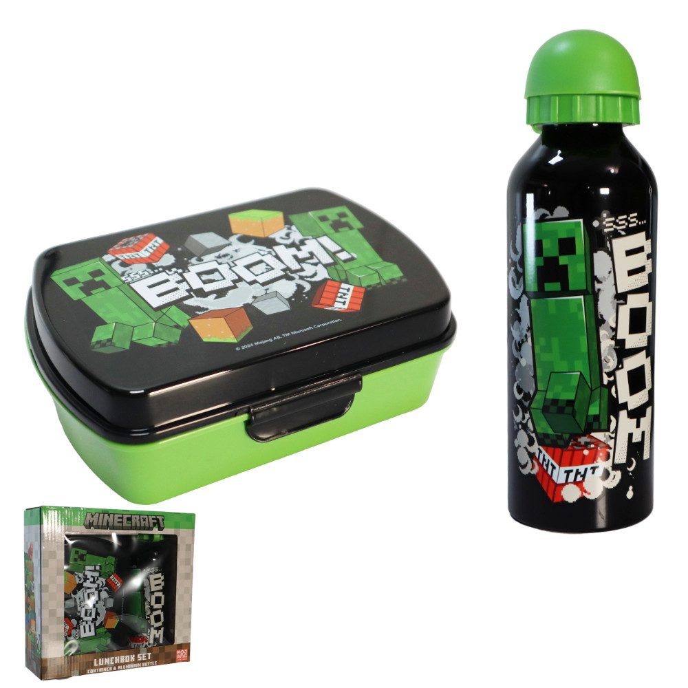 Minecraft Lunchbox Minecraft Creeper Kinder 2 Tlg Lunch Set Brotdose