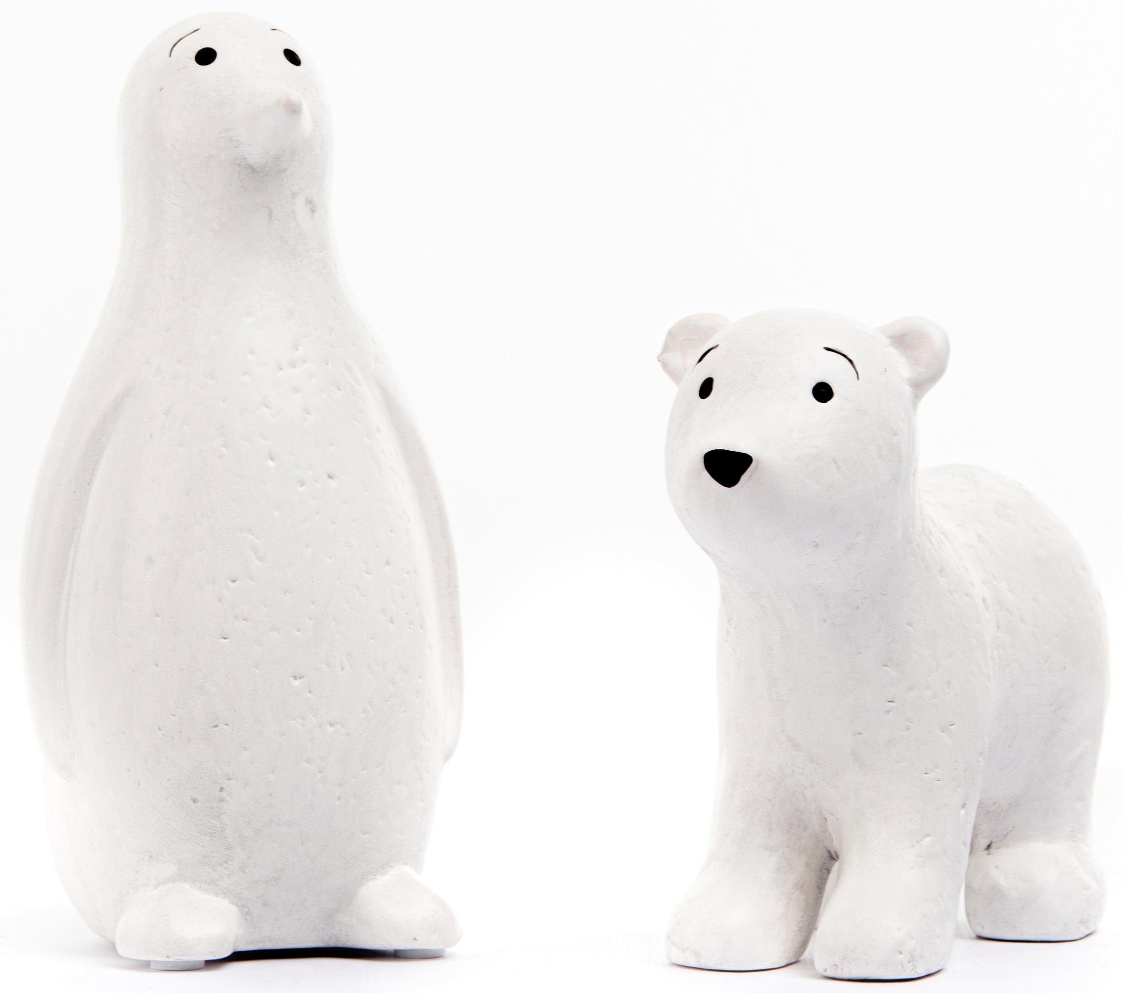 Fabriano Weihnachtsfigur Enno And Finn Weihnachtsdeko Set 2 St 1x