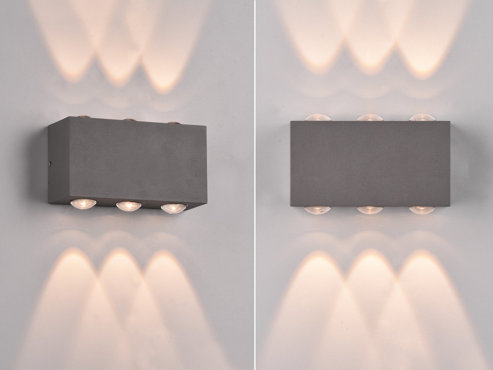 Meinewunschleuchte Led Außen Wandleuchte Led Fest Integriert Warmweiß