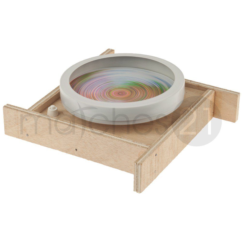 Matches21 Home And Hobby Holzbaukasten Malkreisel Drehscheibe Holz