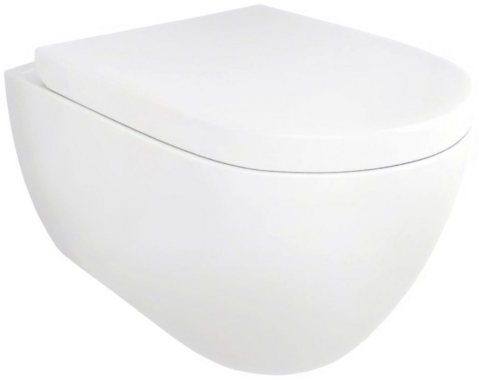 Alpenberger Tiefspül Wc Spülrandlose Toilette Mit Wc Sitz Hänge Wc