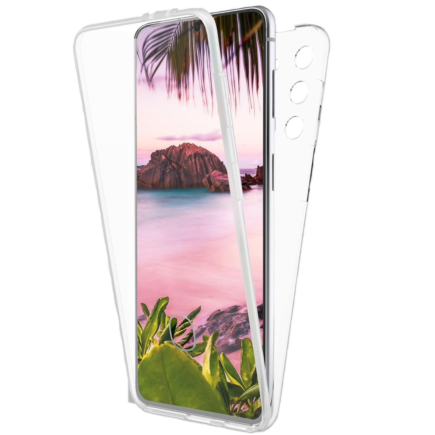 Nalia Smartphone Hülle Samsung Galaxy S23 Klare 360 Grad Hülle