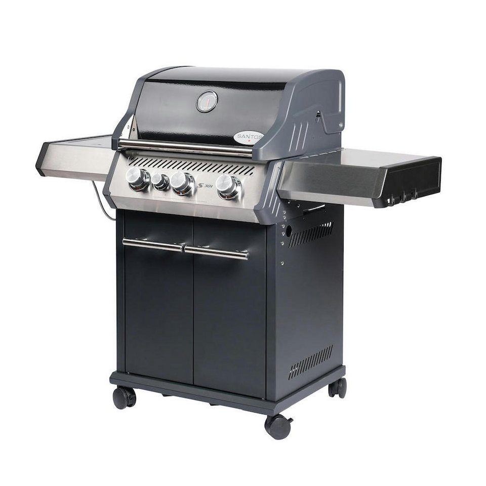 Proregal® Gasgrill Gasgrill S 301 Mit 3 Hauptbrenner And Seitenkocher