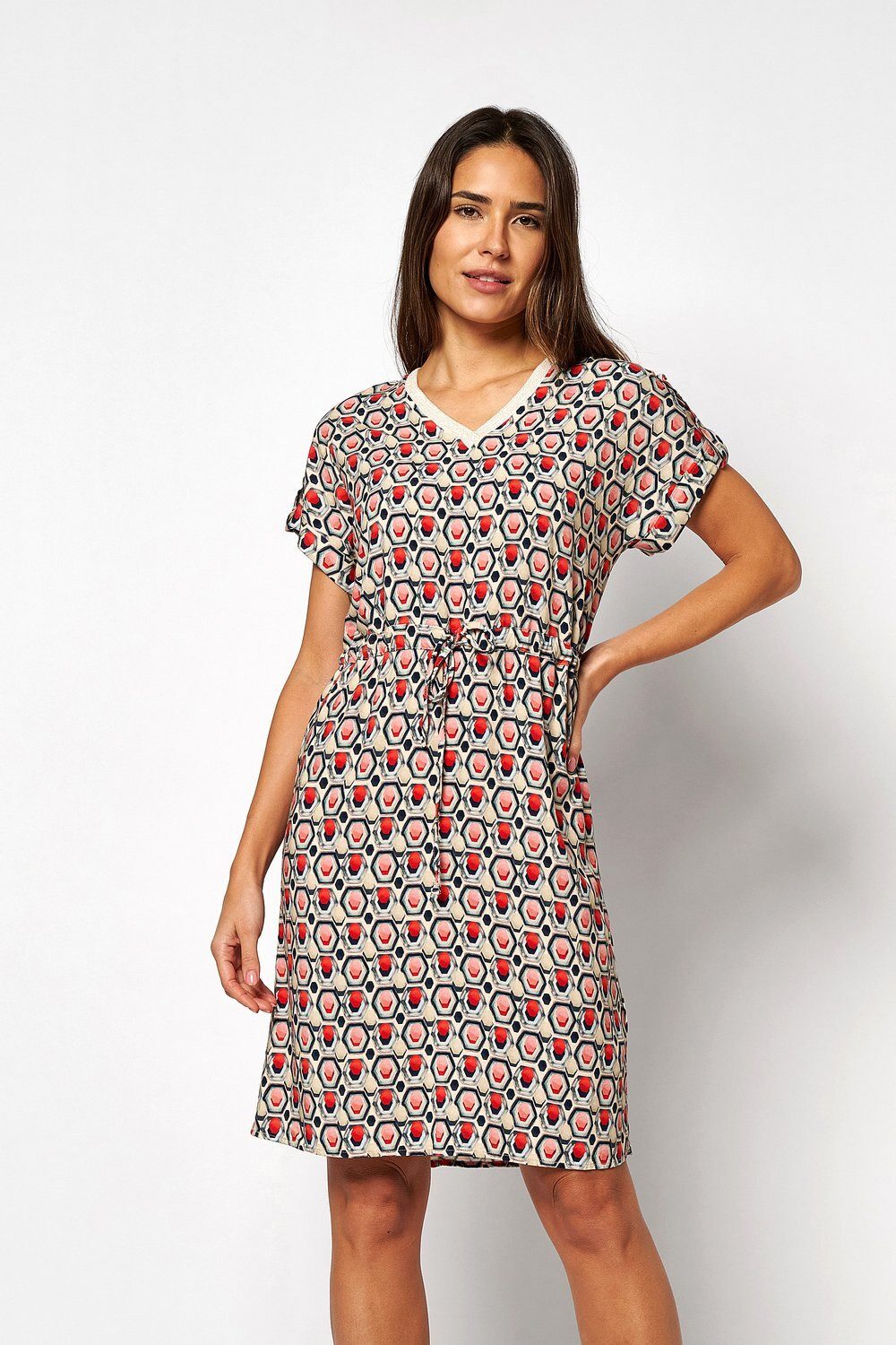 TONI Blusenkleid Milena mit Retromuster