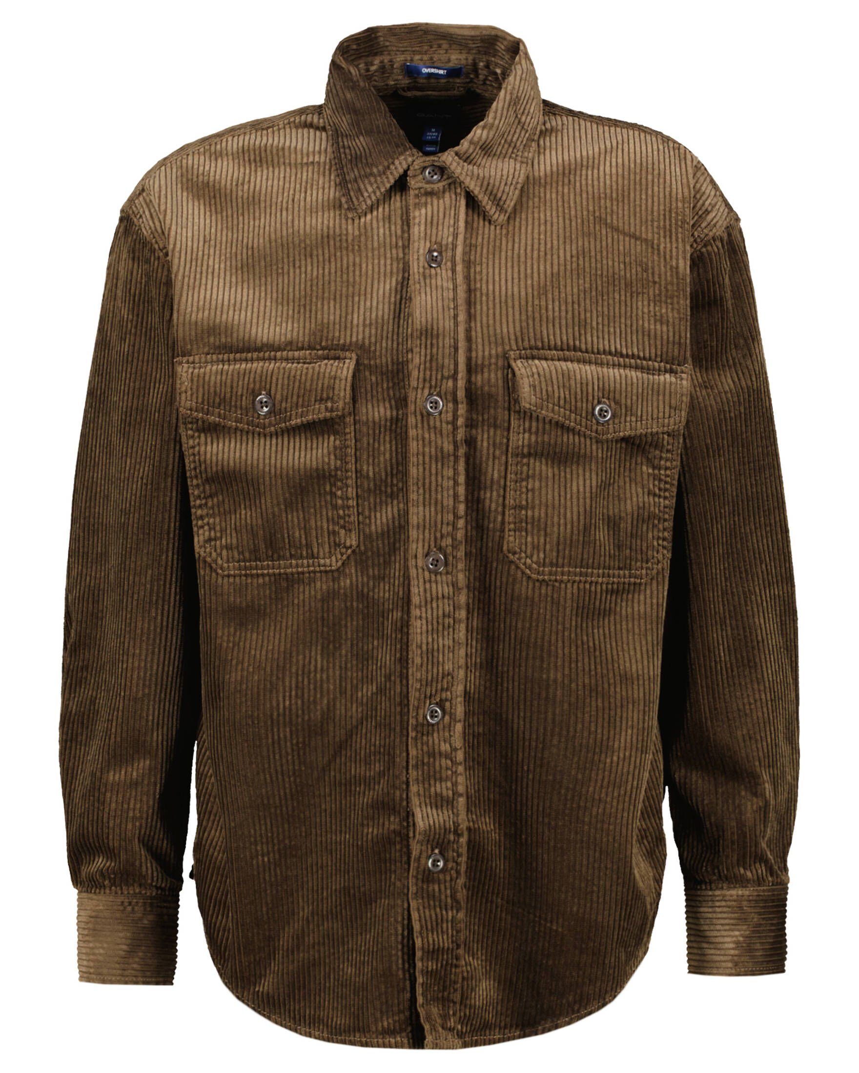 Gant Langarmhemd Herren Hemd Oversized Fit 1 Tlg Abgerundete Saumpartie