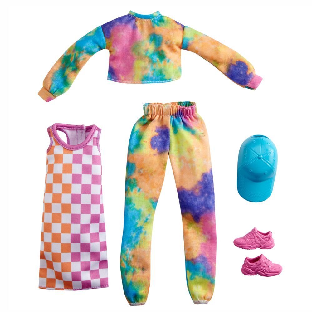ᐅ Mattel® Puppenkleidung Casual Wear 2 Garderoben Set Barbie Mattel GRC84 Puppen-Kleidung | OTTO