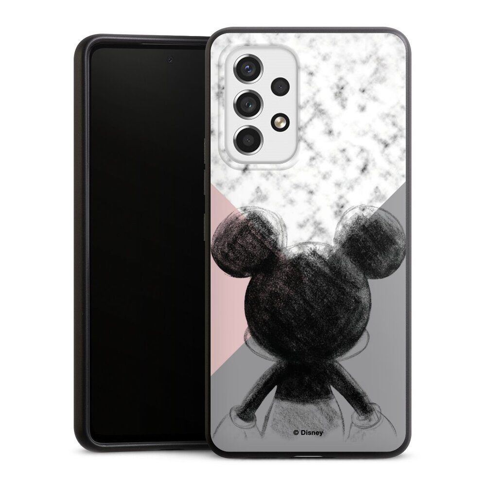 Deindesign Handyhülle Disney Marmor Mickey Mouse Mickey Mouse Scribble