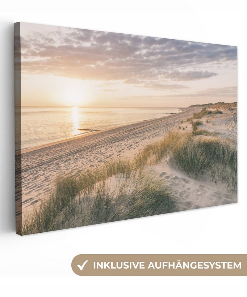 Onemillioncanvasses® Leinwandbild Sonnenaufgang Am Strand In