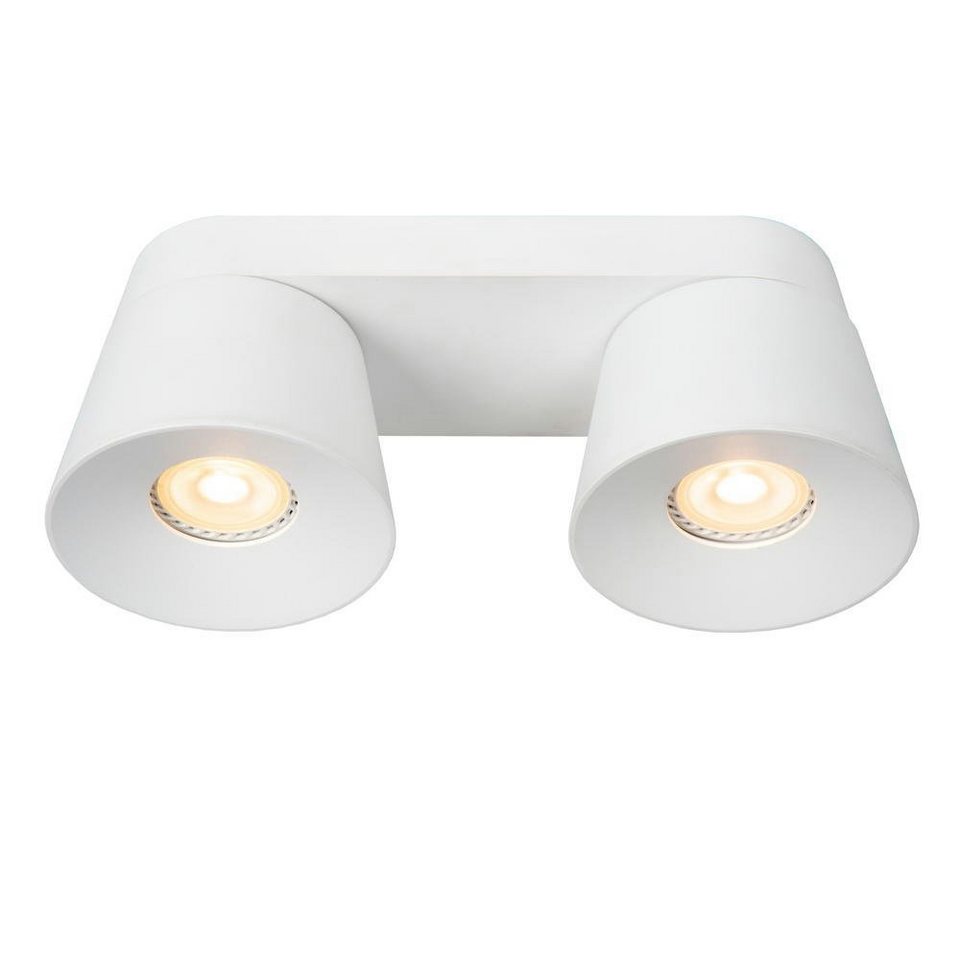 Click Licht Deckenleuchte Deckenstrahler Trigono In Weiß Gu10 2 Flammig
