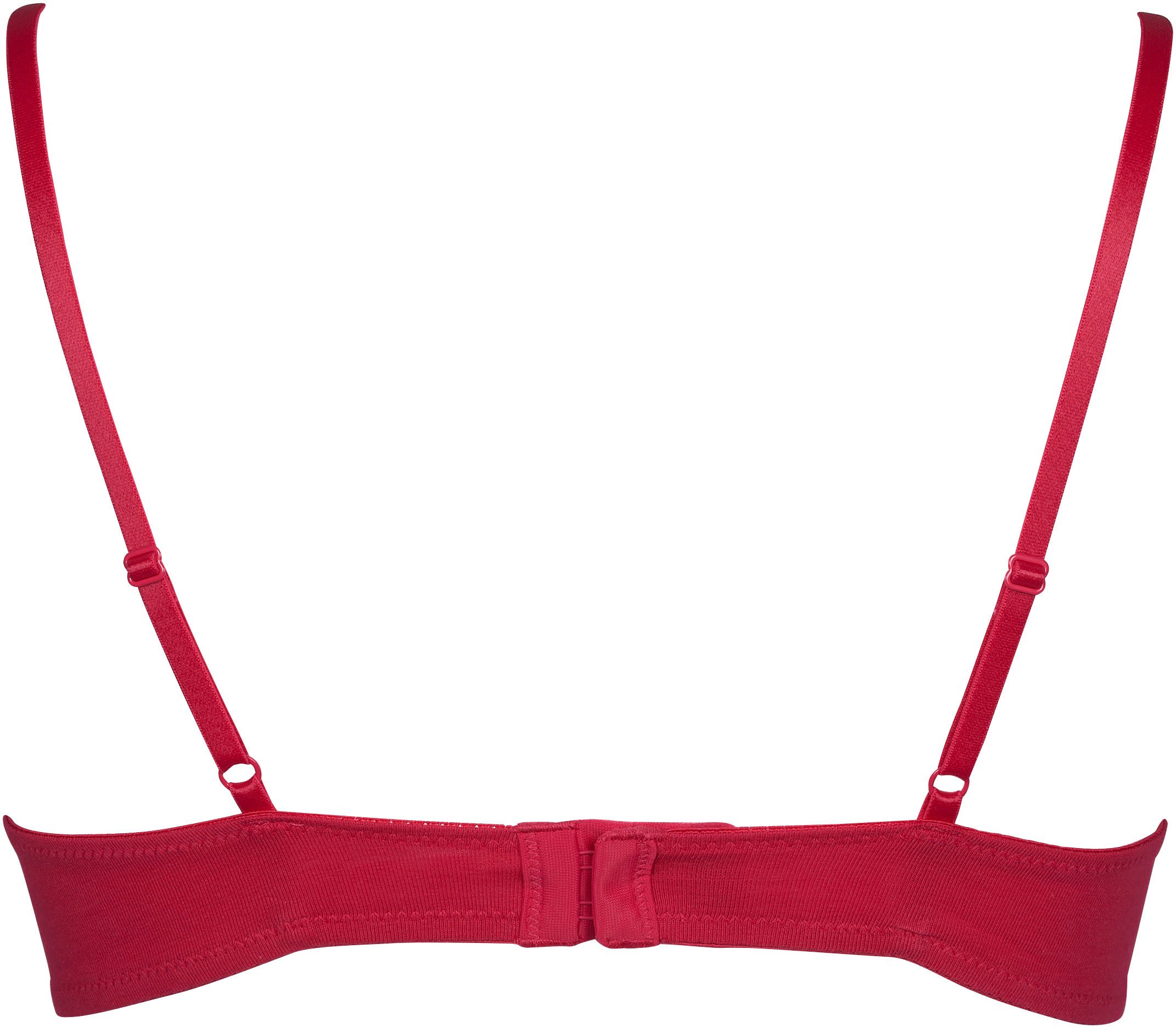 My Basic Soft-BH padded cotton bra (2er-Pack) mit Spitze, wattiert ...