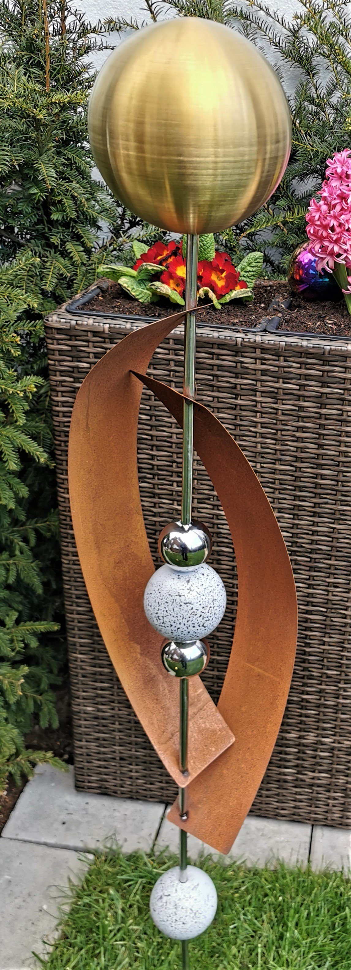 Jürgen Bocker Gartenambiente Gartenstecker Deimos 145 Cm Edelstahl