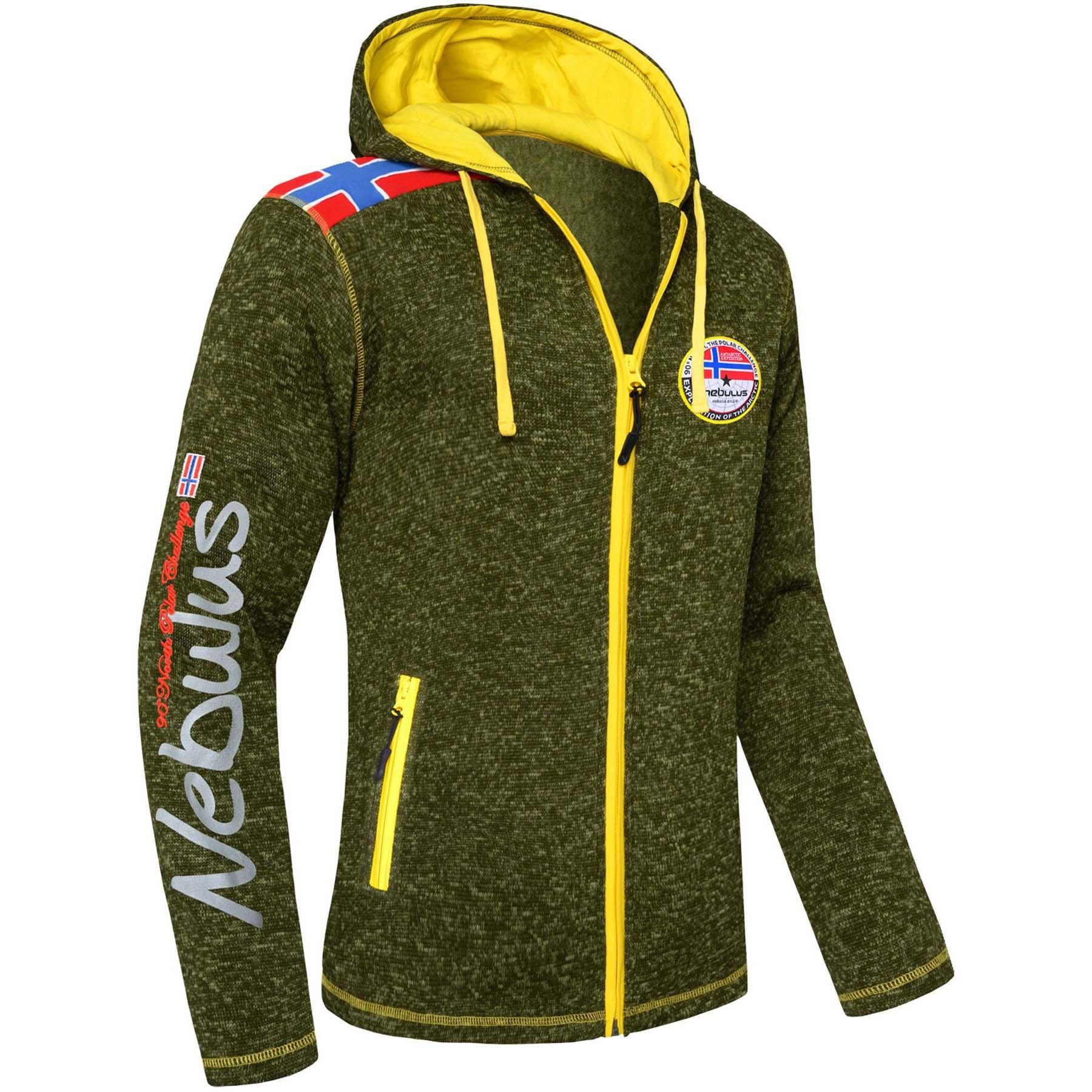 Nebulus Fleecejacke NORSKA, P4646 - Herren, navy meliert, 3XL